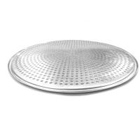 China 9 inch perforated punched pizza tray baking tray perforated pizza tray perforated pizza pan perforated baking pan for sale