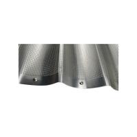 China 4 slotted aluminum french  bread baking pan baguette baking tray for bar or bakery or restaurant for sale