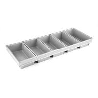 China commercial 3/4/5/6 slotted non-stick toast box Alumminum steel baking tray toast baking loaf pan for sale