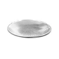 China 13 inch perforated round aluminum pizza pan punched pizza tray with holes baking tray for sale