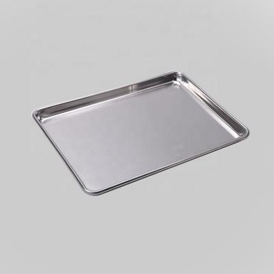 China commercial 18''*13''*1'' 1.2mm rectangle baking bread tray burger or hamburger or hot dog bun baking pan aluminium bread pan for sale