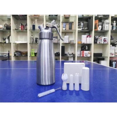 China 500ml manual cream dispenser professional whipped cream dispenser whipped gun cream dispenser machine for sale