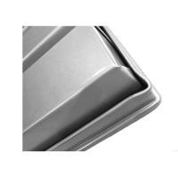 China 6 straps aluminum steel custom bread & loaf pans bread baking pan loaf tin non-stick baking loaf pan for sale