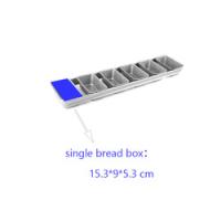 China 6 straps aluminum steel custom bread & loaf pans bread baking pan loaf tin non-stick baking loaf pan for sale
