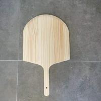 China 12*22 Inch Premium 12 Inch Wood Pizza Peel Pine Wooden Pizza Paddle 56cm Pizza Board for sale