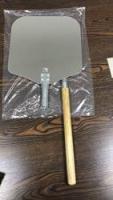 China Aluminum Blade Detachable Wooden Handle Pizza Oven Shovel 83cm Pizza Shovel Square Aluminum Pizza Peel for sale