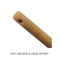 China 12''*14''*36'' Rectangle Wood Handle Metal Pizza Peel Aluminum Pizza Shovel 91cm for sale