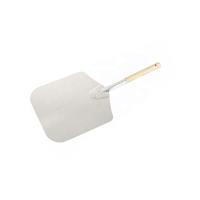 China 12''*14''*26'' Wooden Handle Pizza Peel Aluminum Pizza Shovel For Bar for sale