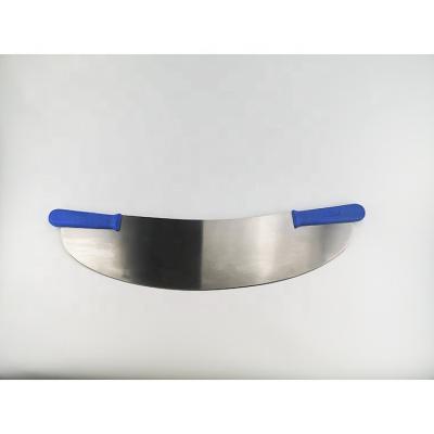 China Plastic Handle Pizza Knife Stainless Steel Commerical Round Pizze Cutter for sale