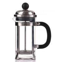 China Amazon High Borosilicate Glass French Press Hot Rose Gold Coffee Plunger Stainless Steel for sale