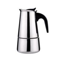 China Stainless Steel Italian Espresso Stovetop Coffee Maker Moka Pot for sale