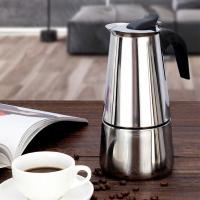 China Stainless Steel Italian Espresso Stovetop Coffee Maker Moka Pot for sale