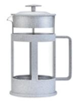 China Eco Friendly Material Wheat Straw Model High Temperature Resistant Borosilicate Glass 350ml Environmental French Press for sale