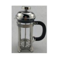 China Borosilicate Glass French Press Travel Mug Rose Gold Portable 1000ml Stainless Steel French Press Coffee Makers Coffee for sale