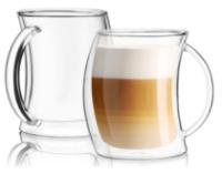 China 150ml 240ml 300ml Heart Shaped High Borosilicate Milk Mugs Tea Mugs Insulated Double Wall Glass Coffee Cup for sale
