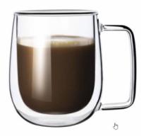 China 150ml 240ml 300ml Heart Shaped High Borosilicate Milk Mugs Tea Mugs Insulated Double Wall Glass Coffee Cup for sale