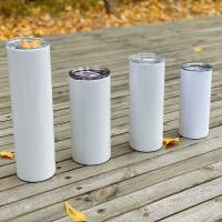 China Stainless Steel Heat Transfer Tumbler Personalize Dye Sublimation Tumbler Travel Coffee Mug for sale