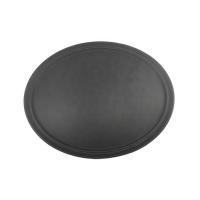 China 73.5*60cm Nonslip Oval Plastic Tray Large Recycled Plastic Plates Rubber Serving Tray For Bar for sale