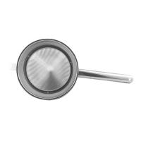 China 8/10 Inch Commercial Colander Steel Mesh Filter Stainless Steel China Cap Strainer Notch Wire Filter For Restaurant Filt for sale