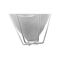 China 8/10 Inch Commercial Strengthening Rid Colander Mesh Filter Stainless Steel Strainer Notch Wire Filter for sale