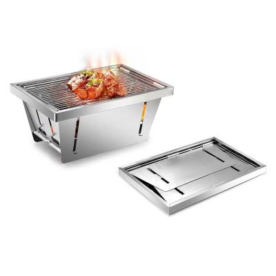 China Camping Foldable Manual Barbecue Charcoal Grills Detachable Bbq Grill Outdoor for sale