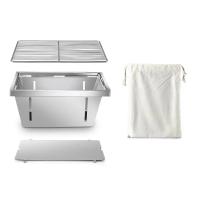 China Camping Foldable Manual Barbecue Charcoal Grills Detachable Bbq Grill Outdoor for sale