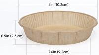 China Mini Baking Paper Pie Pan Tart Mold Pie Wood Pulp for sale