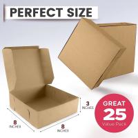China Locking Walls Corrugated Brown Cake Box Heavy Duty Kraft Bakery Box for sale
