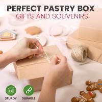China Locking Walls Corrugated Brown Cake Box Heavy Duty Kraft Bakery Box for sale