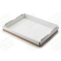 China Corrugated Paper Baking Kraft Cake Box Kraft Bakery Pie Box for sale