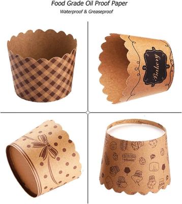 China Jumbo Kraft Paper Cake Baking Cup Rk Bakeware Cupcake Muffin Liners for sale
