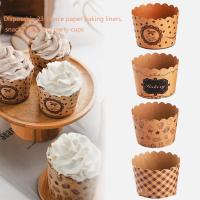 China Jumbo Kraft Paper Cake Baking Cup Rk Bakeware Cupcake Muffin Liners for sale