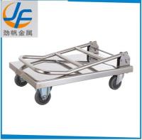 China RK Bakeware China Foodservice NSF Foldable Cargo Transport Platform Bakery Rack Warehouse Trolley Cart for sale