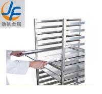 China RK Bakeware China Foodservice NSF 15 Tiers Revent Oven Stainless Steel Baking Tray Trolley for sale
