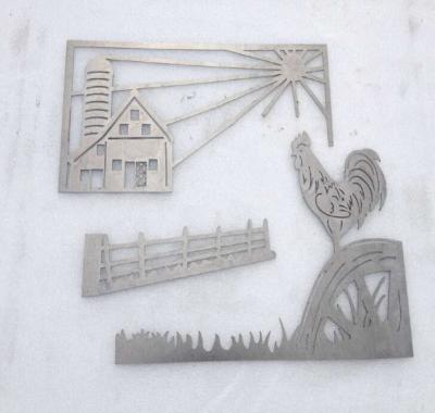 China Machine Part Cnc Plasma Cutting Laser Cutting Steel Plate For Metal Coating Machinery for sale