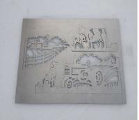 China Machine Part Cnc Plasma Cutting Laser Cutting Steel Plate For Metal Coating Machinery for sale