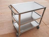 China RK Bakeware China Foodservice NSF 15 Tiers Miwi Oven Rack Stainless Steel Baking Tray Trolley for sale