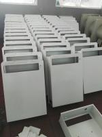 China White Zinc Plated Turret Punching Service Stamping Sheet Metal Parts ISO Approved for sale