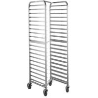 China RK Bakeware China Foodservice NSF Custom 800 600 Revent Oven Rack Stainless Steel Baking Tray Trolley for sale
