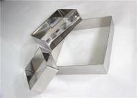 China RK Bakeware China Foodservice NSF Custom Stainless Steel Square Mousse Cake Ring for sale