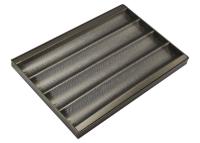 China RK Bakeware China Foodservice NSF Aluminium Baguette Baking Tray French Bread Baking Tray for sale