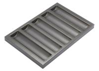 China RK Bakeware China Foodservice NSF Aluminium Baguette Baking Tray French Bread Baking Tray for sale