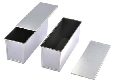 China RK Bakeware China Foodservice NSF 1200g Aluminum Pullman Loaf Pan Nontick Toast Bread Pan for sale