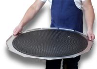 China RK Bakeware China-Pizza Hut Hard Anodized Perforated Aluminum Pizza Disk Pan for sale