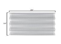 China RK Bakeware China Foodservice NSF 5 Slot Aluminium Baguette Baking Tray Glazed French Bread Pan for sale