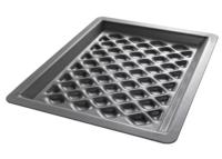 China RK Bakeware China-Pizza Hut Hardcoat Anodize Aluminum Diamond Grill Pan for sale