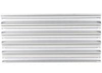China RK Bakeware China Foodservice NSF 6 Slots Aluminum Loaf Baking Tray Glazed Uni Lock Baguette Baking Tray for sale