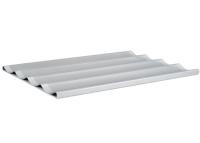 China RK Bakeware China Foodservice NSF 5 Loaf Aluminium Baking Tray Glazed Uni Lock Baguette Pan for sale