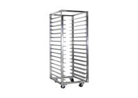 China RK Bakeware China Foodservice NSF 15 Tiers Revent Oven  Double Rack Stainless Steel Baking Tray Trolley for sale