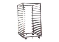 China RK Bakeware China Foodservice NSF 15 Tiers Revent Oven  Double Rack Stainless Steel Baking Tray Trolley for sale